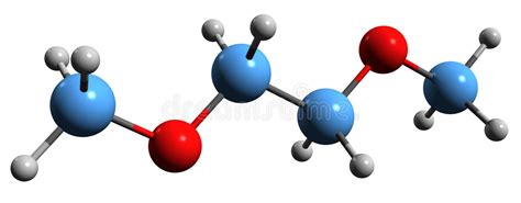 3d Image Of Dimethyl Polysiloxane Skeletal Formula Stock Illustration Illustration Of