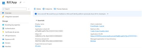 Azure Adb2c Getting Error When Trying To Login Servererror Server