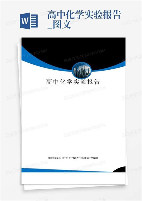 高中化学实验报告 图文word模板下载 编号qxrrzpdx 熊猫办公