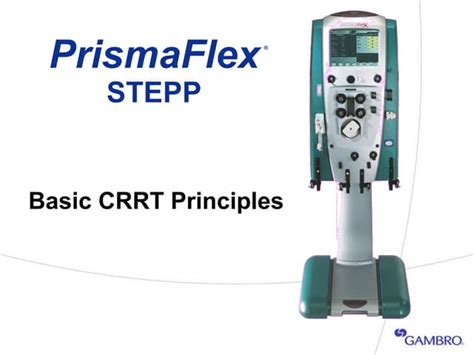 2 Prismaflex Crrt Basic Components Seg 2 Ppt 2 Prismaflex Crrt Basic Components Seg 2 Ppt