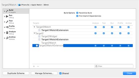 Ios Xcode Wrong Watchextension In Target Schemes Stack Overflow