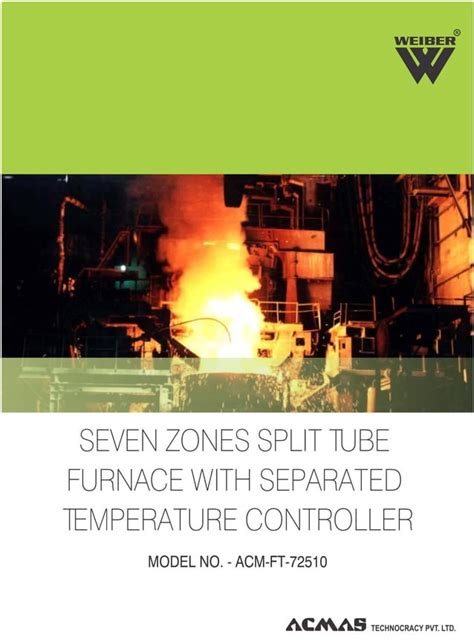 Seven Zones Split Tube Furnace With Separated Temperature Controller PDF