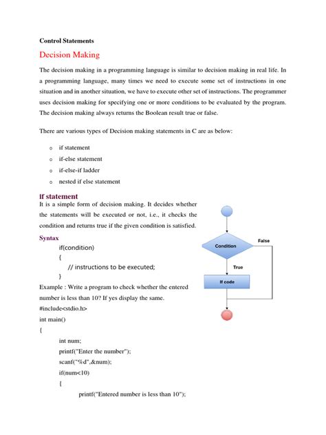 unit 2 control statements pdf computer programming software