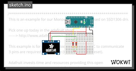Oled Text Wokwi Esp32 Stm32 Arduino Simulator