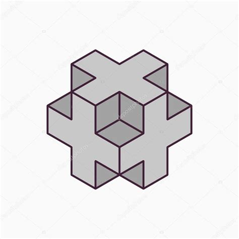 Vector 3d Cube Plus Design Stock Vector Image By ©skarin1 113130106