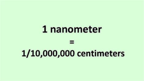 Convert Nanometer To Centimeter ExcelNotes