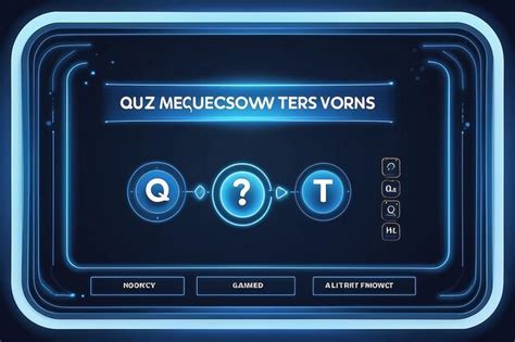 premium photo quiz test menu template tv show game questions and