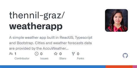 github thennil graz weatherapp a simple weather app built in reactjs typescript and