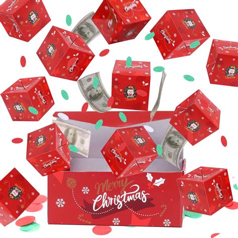 Baborui Money Surprise Box Christmas T With Confetti