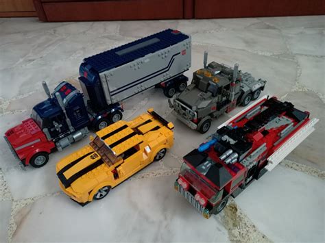 Kre O Transformers Optimus Prime Bumblebee Megatron And Sentinel Prime