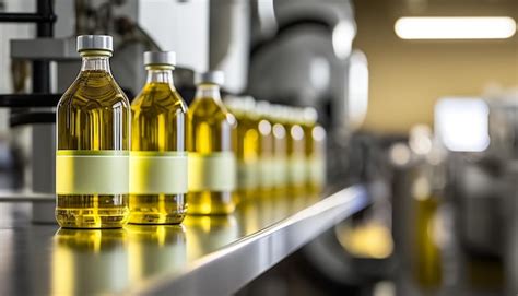 premium photo factory for the production of edible oils a shallow