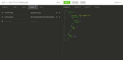 Django Graphql Doesnt Authorize Using Jwt Token Stack Overflow