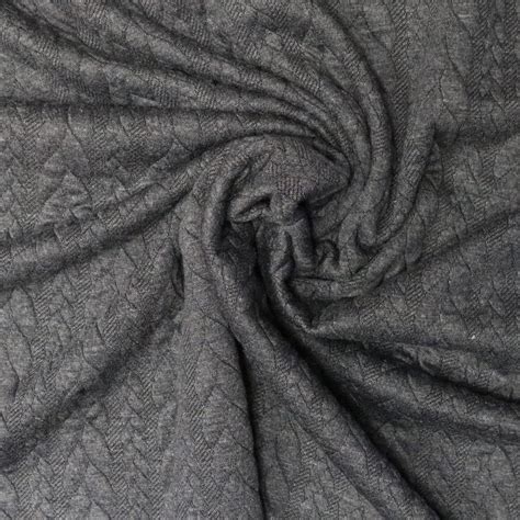 Grey Cable Knit Bobbins And Buttons Bobbins And Buttons Fabric Shop Leicester Sewing Patterns
