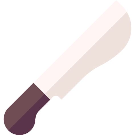 Machete Basic Straight Flat Icon