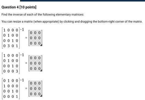 [solved] find the inverse of each of the following ele