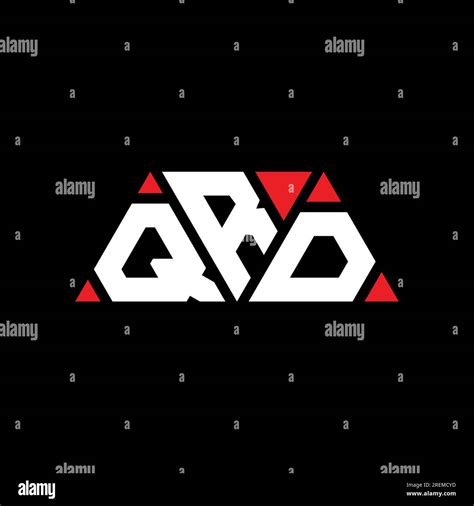Qrd Triangle Letter Logo Design With Triangle Shape Qrd Triangle Logo Design Monogram Qrd