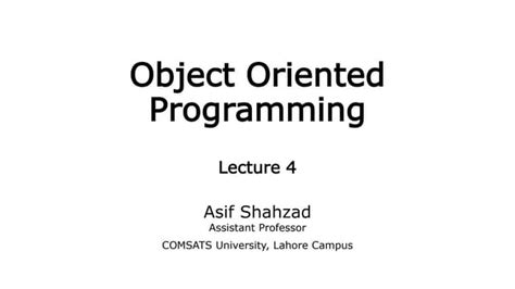 Lec04 If Else And Loops Pptx Programming Languages Computing