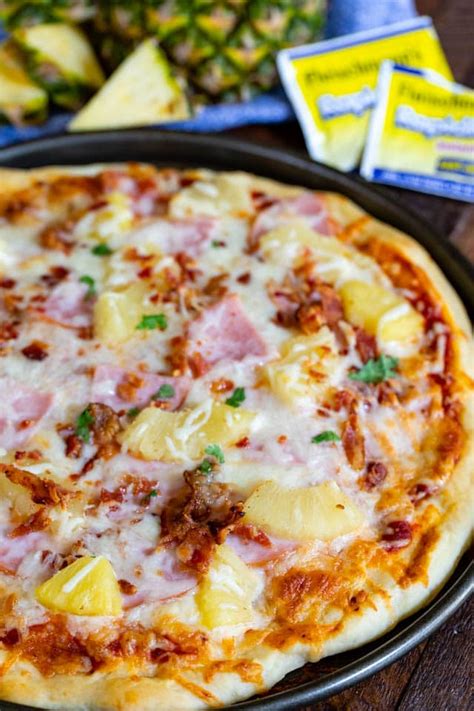 Homemade Pizza Hawaiian Pizza Recipe Crazy For Crust