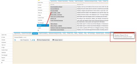 Enterprise Health To Restrict Report Access