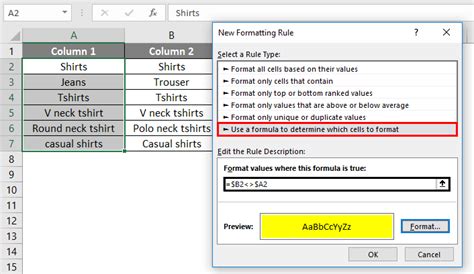 Matching Columns In Excel How To Match Columns In Excel