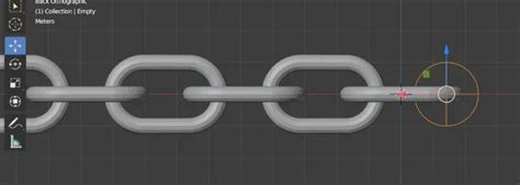 how to use array modifier to model a chain link in blender usama babar