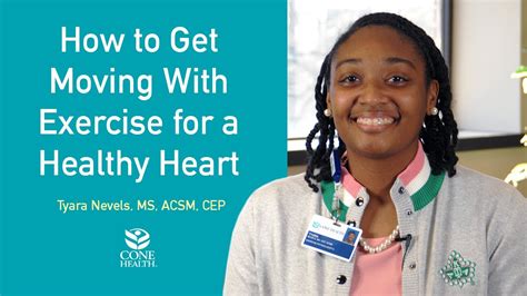 How To Get Moving With Exercise For A Healthy Heart Youtube