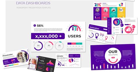 Шаблоны управления большими и жирными данными Шаблон Powerpoint Шаблоны презентаций Включая