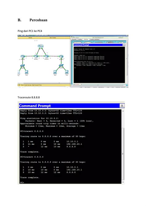 simulasi jaringan menggunakan 2 routing protocol yang berbeda pada cisco packet tracer pdf
