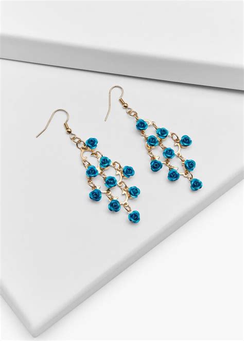 Shop Rose Layered Earrings Accessories Taking Shape Au