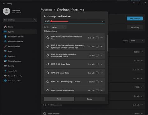 RSAT Windows Install Step By Step Virtualization Howto
