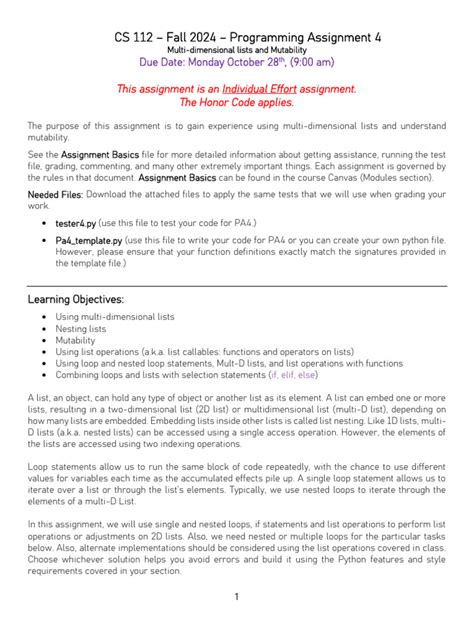 pa4 pdf control flow computer science