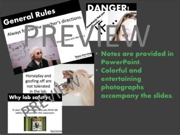 Lab Safety PowerPoint By Focus Learning Resources TPT