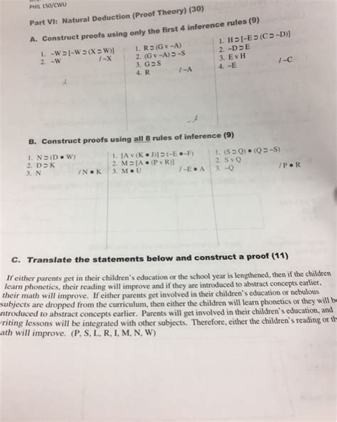 Natural Deduction Proof Theory 30 Construct Proof