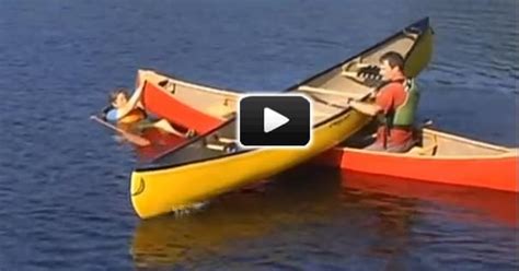How To Empty A Swamped Canoe From The Water