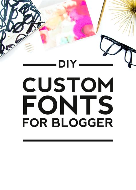How To Use Customize Fonts With Blogger Designer Blogs