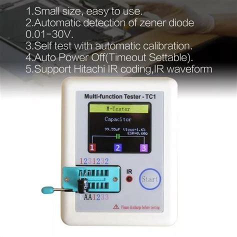 Jual Lcr Tc1 Tft Backlight Transistor Tester Diode Triode Meter Npn Pnp