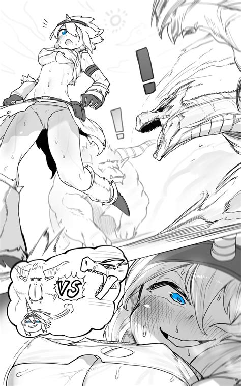 Monster Hunter Kirin Rajang And Tigrex Monster Hunter Drawn By