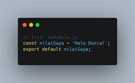 belajar javascript intermediate 29 export default — minarsih tech