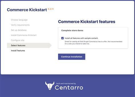 Commerce Kickstart