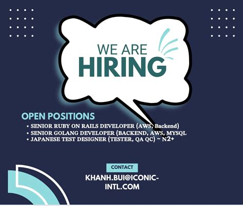 Iconic Rubyonrails Ror It Engineer Golang Tester Qa Qc Hcm
