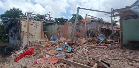 ထီးချိုင့်မြို့နယ် မောင်းကုန်းကျေးရွာကို စစ်ကောင်စီက ဗုံးကြဲတိုက်ခိုက်မ