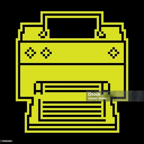 선형 아이콘입니다 잉크젯 프린터 원근 전면 보기 복사기를 사용하여 사무실에서 문서를 인쇄합니다 흰색 배경에 간단한 흑백 벡터