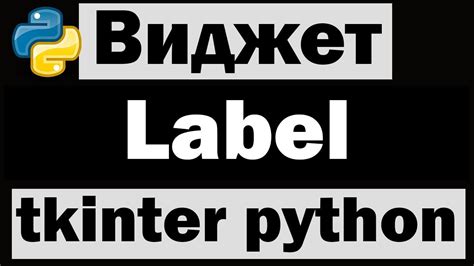 Виджет Label в Tkinter Python питон Уроки по Tkinter №3 Youtube