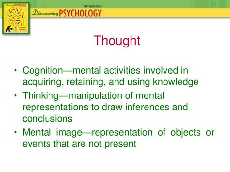 Ppt Chapter 7 Thinking Language And Intelligence Powerpoint