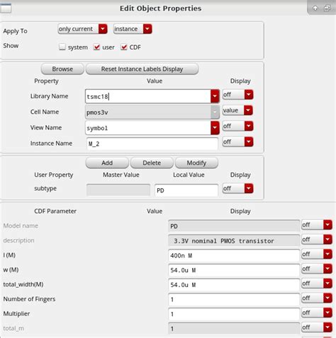 MOSFET Dimension In Schematic And LVS Mismatch In TSMC Nm I O Library Custom IC Design