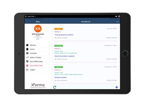 Punchlists Now Integrated Into XForms XForms Cx