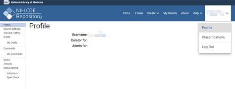 NIH Common Data Elements CDE Repository