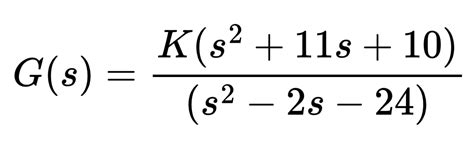 Solved Given The Following Transfer Function A Sketch Chegg