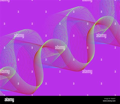 Bright Color Pattern Green Red Yellow Blue Grid Lines On A Purple Background Stock Vector Image