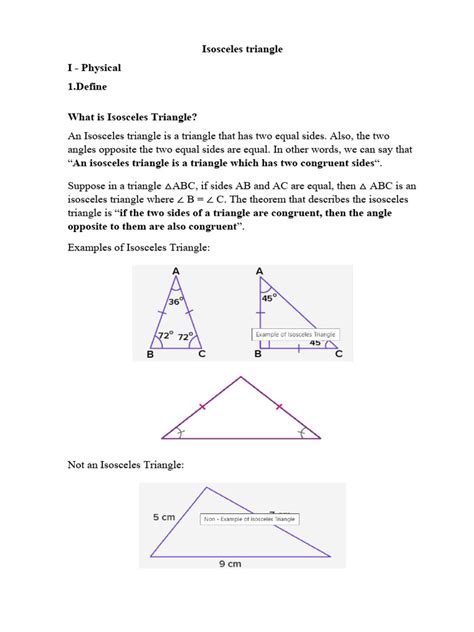 Isosceles Triangle Download Free Pdf Triangle Area